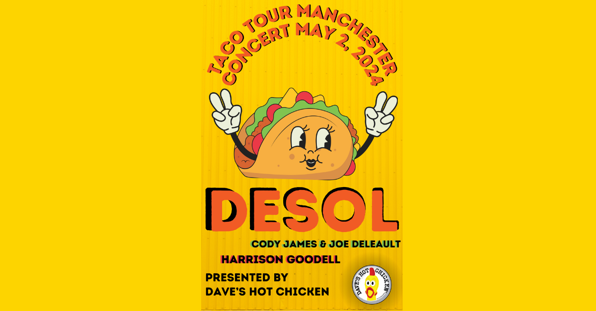 Taco Tour Manchester Concert & VIP Experience Giveaway